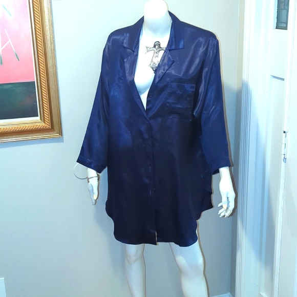 Dior | Intimates & Sleepwear | Christian Dior Purple Sleep Shirt | Poshmark
